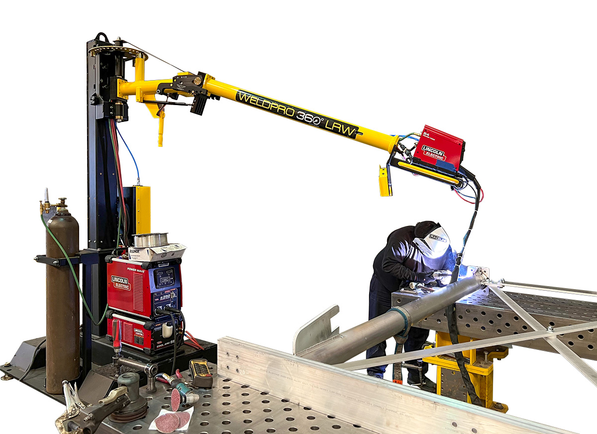 WeldPro 360 LRW 10ML Mig Weld Manual Arm | WeldPro Products